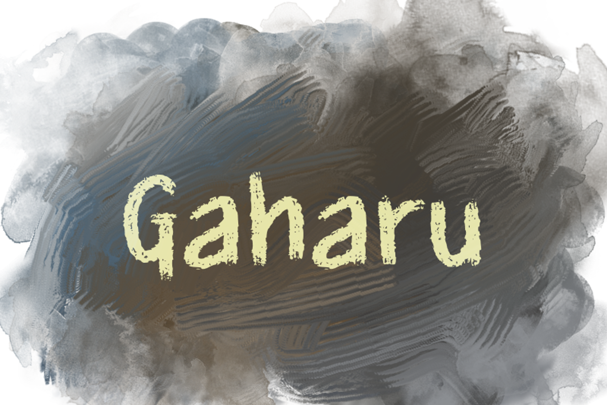 G Gaharu Font | wepfont | FontSpace