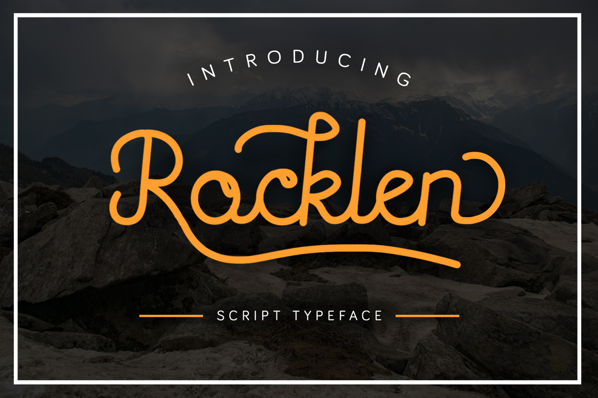 Rocklen Script Demo Font | Slidesignus | FontSpace