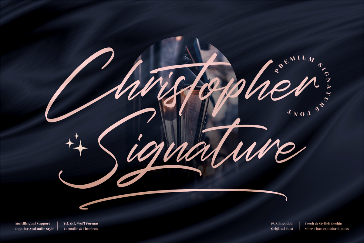 Christopher Signature Font - Free Download