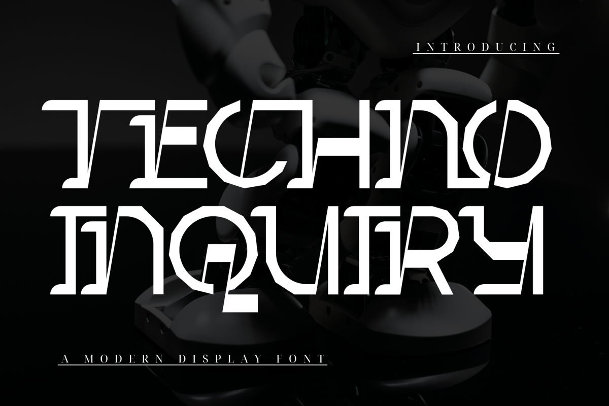 Techno Inquiry Font | 177Studio | FontSpace