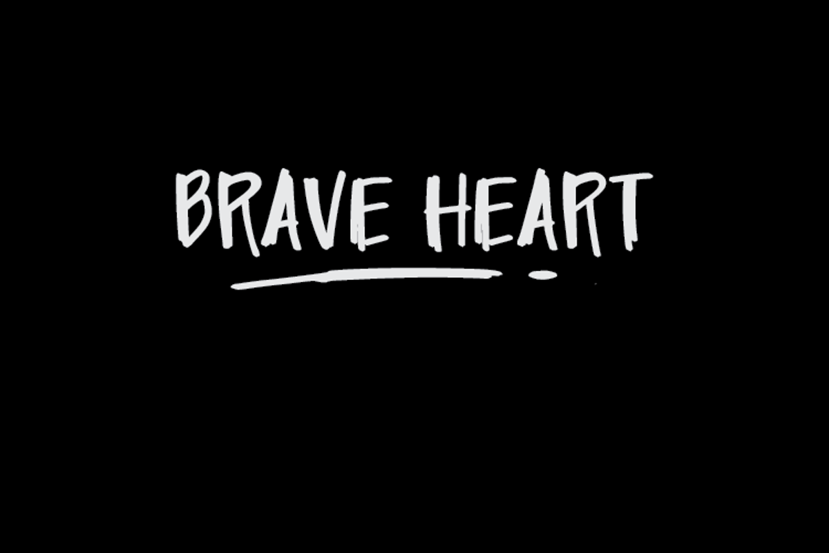 Brave Heart Font - Free Download