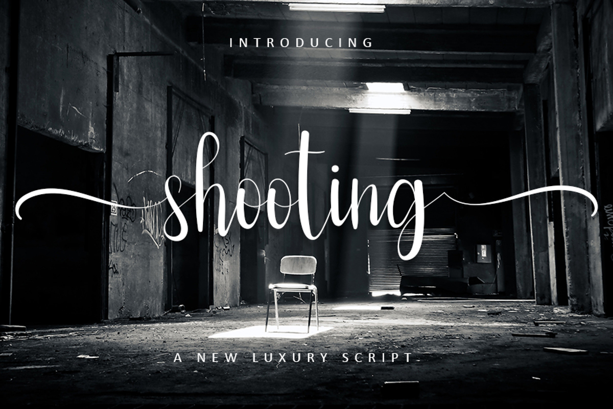 Shooting Font | FreshTypeINK | FontSpace