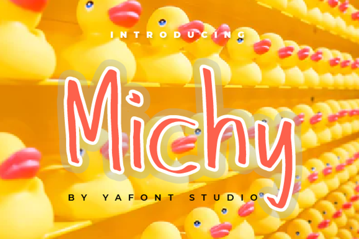 Michy Font | Letterayu & Masyafi Studio | FontSpace
