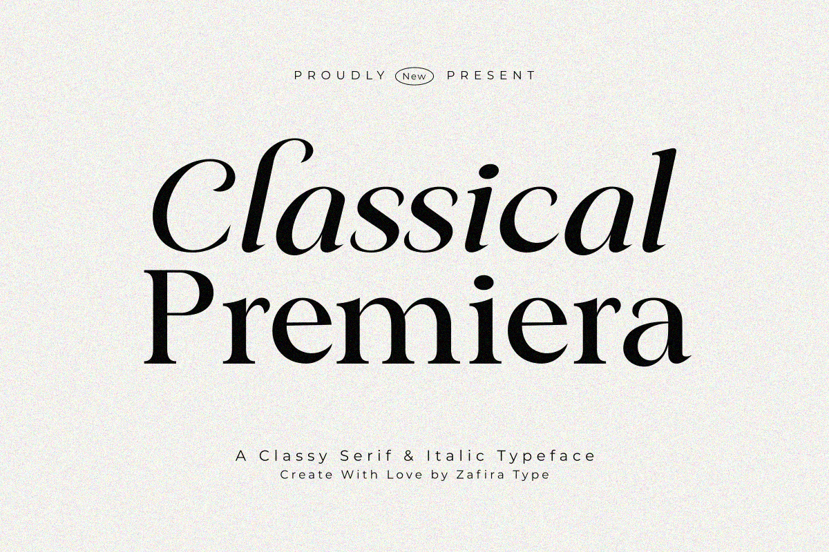 Classical Premiera Font | zafiratype | FontSpace