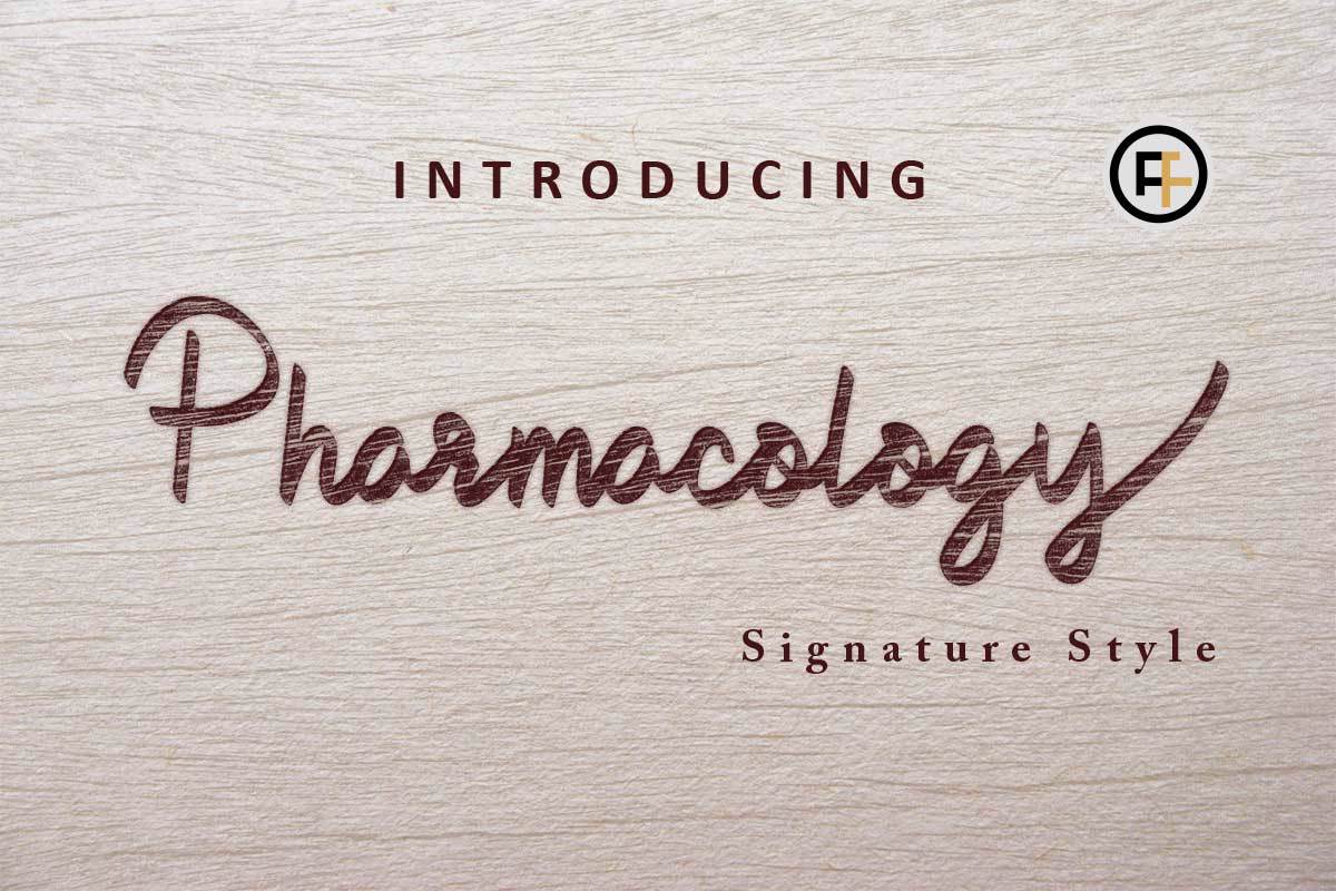 Pharmacology Font | aptfahmi | FontSpace