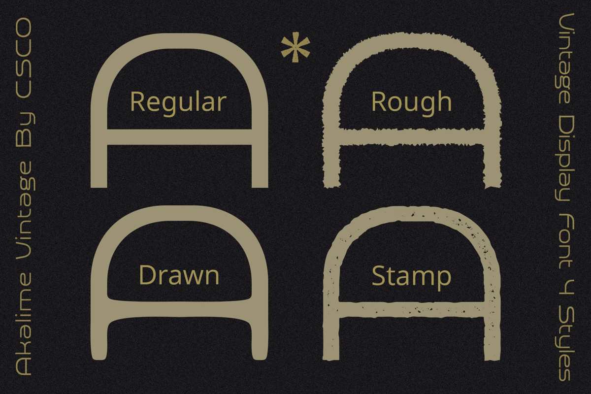 Akalime Vintage Stamp Font | craftsupplyco | FontSpace