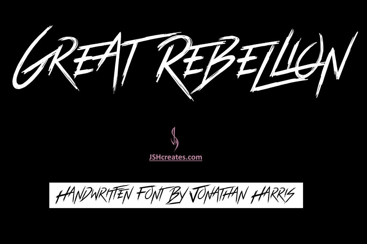 Great Rebellion Font | Jonathan S. Harris | FontSpace