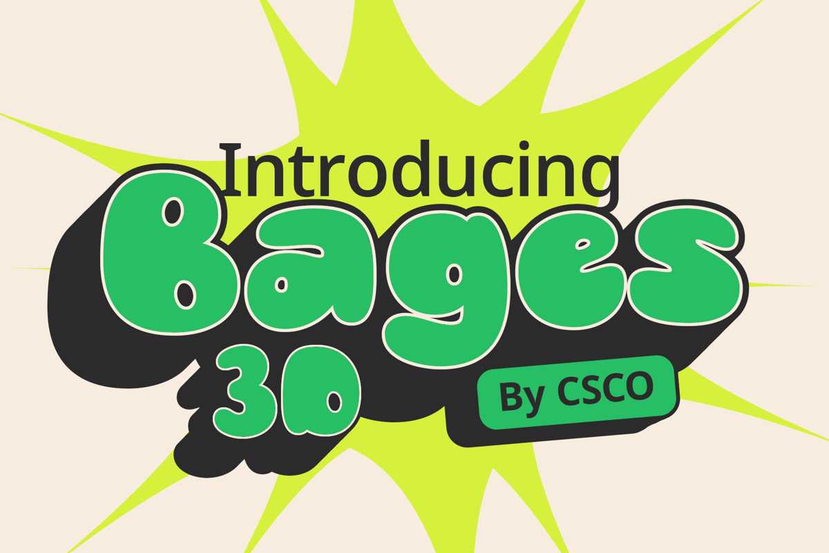 Bages 3D Font | craftsupplyco | FontSpace