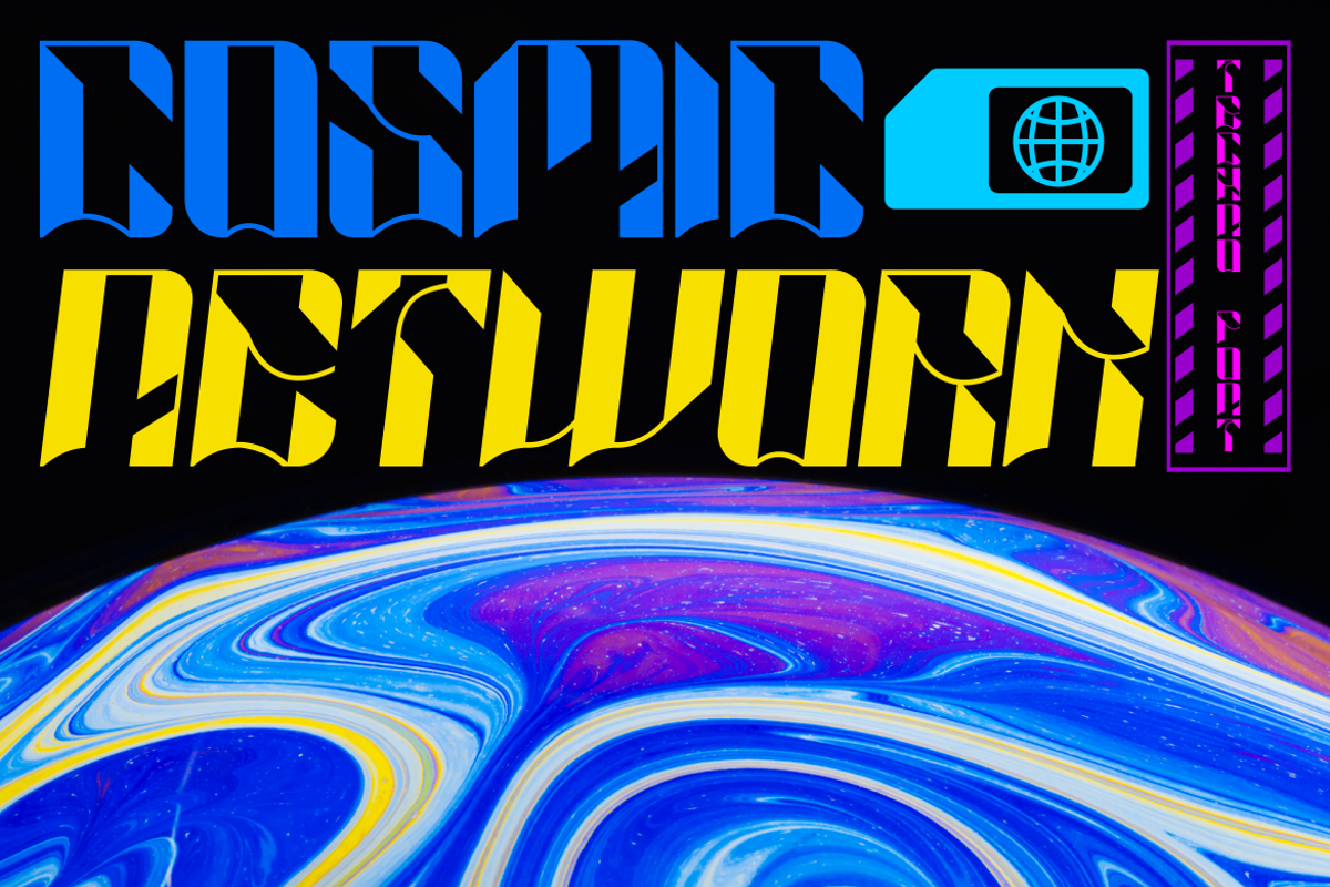 Cosmic Network Font - Free Download