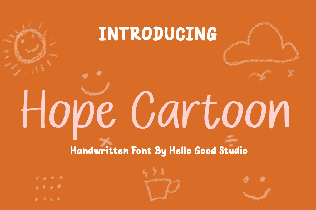 Hope Cartoon Font | Studio Hello Good | FontSpace