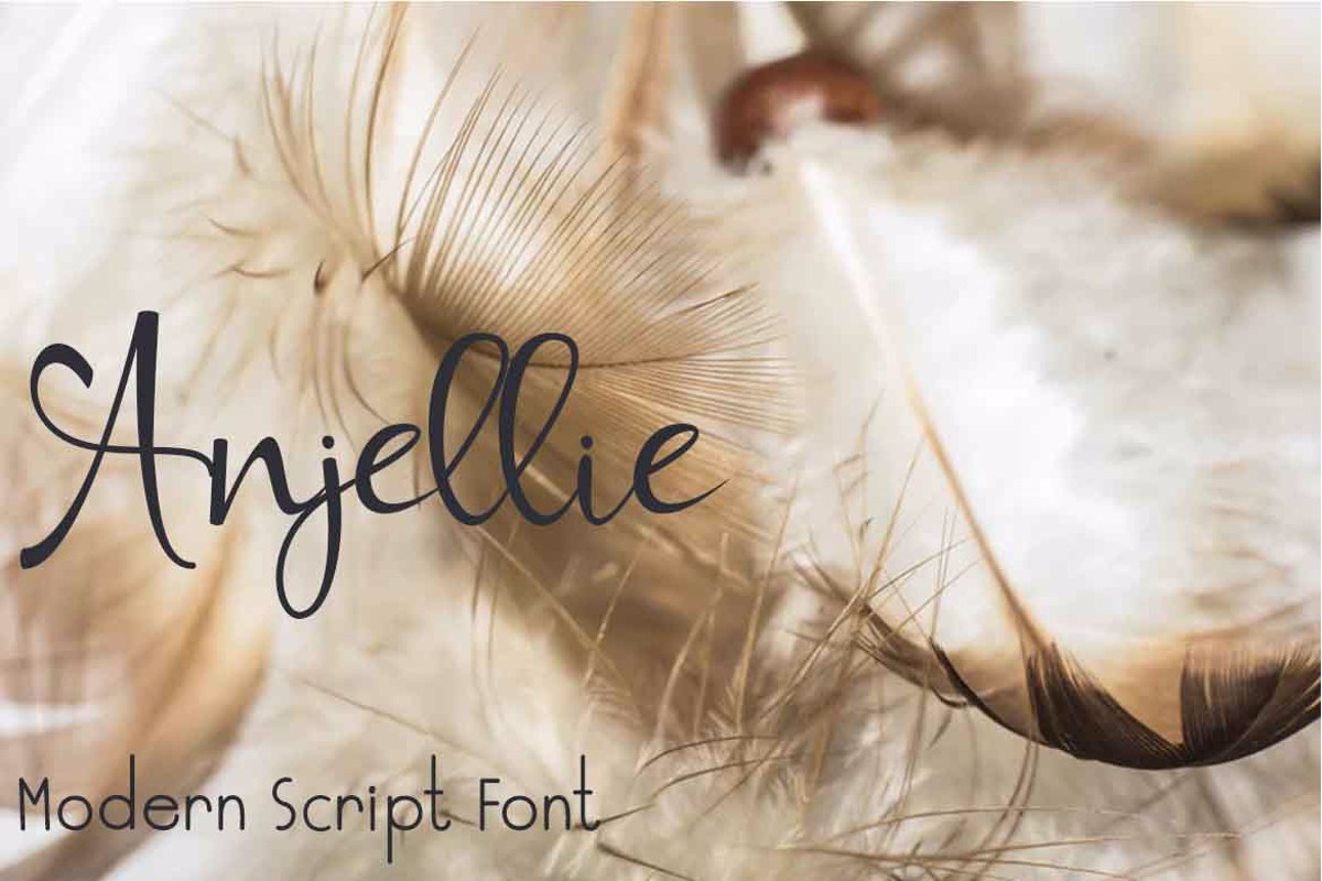 Anjellie Font | Supersemar Letter | FontSpace