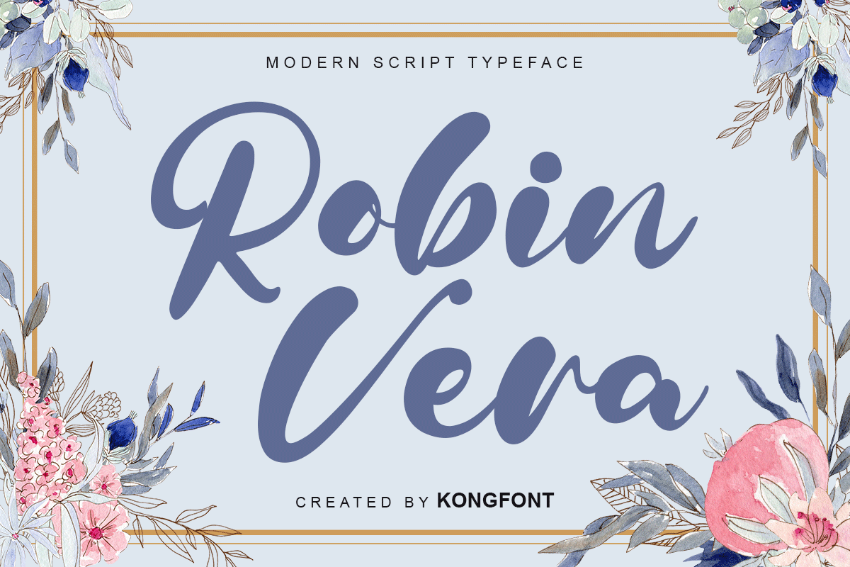 Robin Vera Font | Fontkong | FontSpace