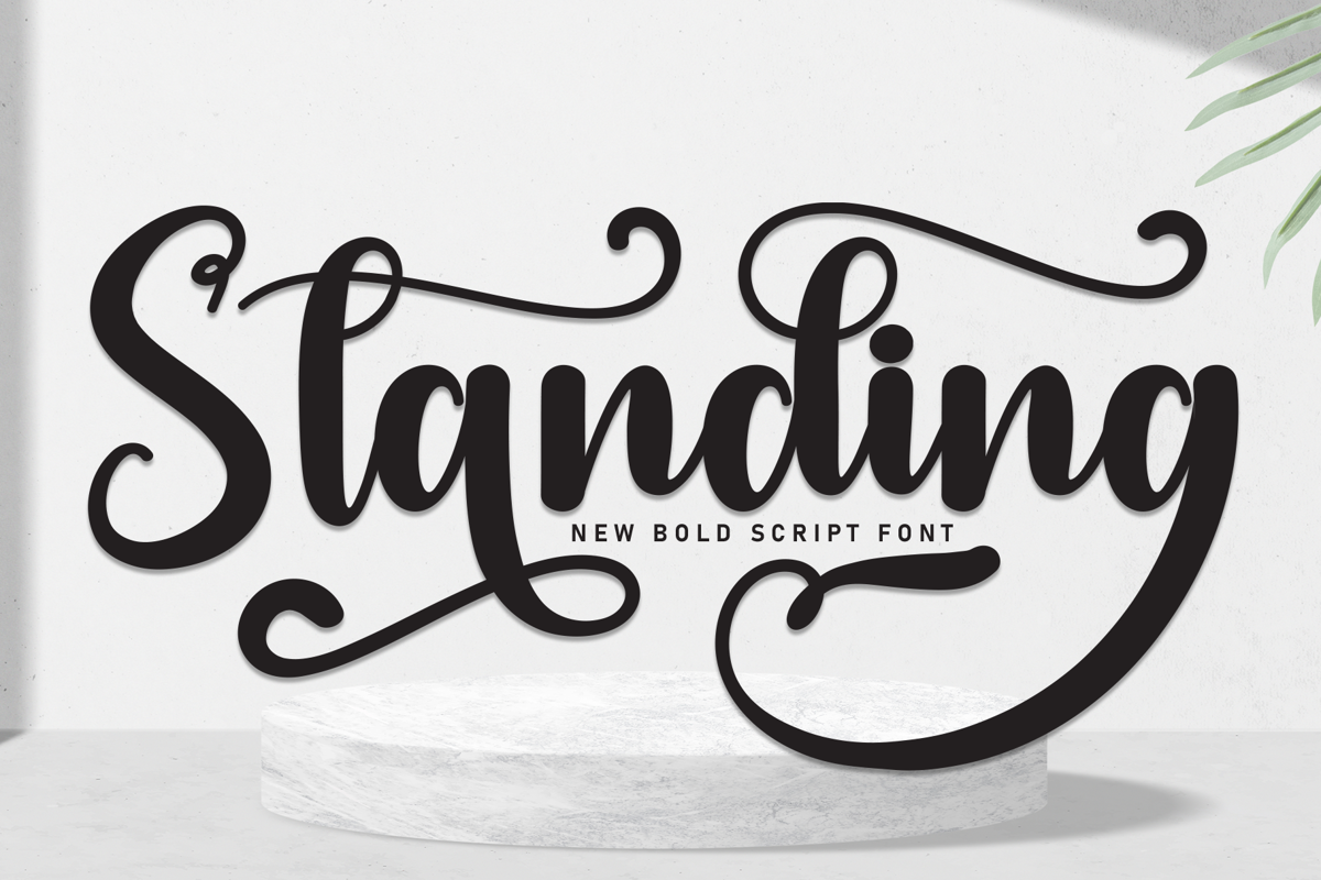 Standing Font - Free Download