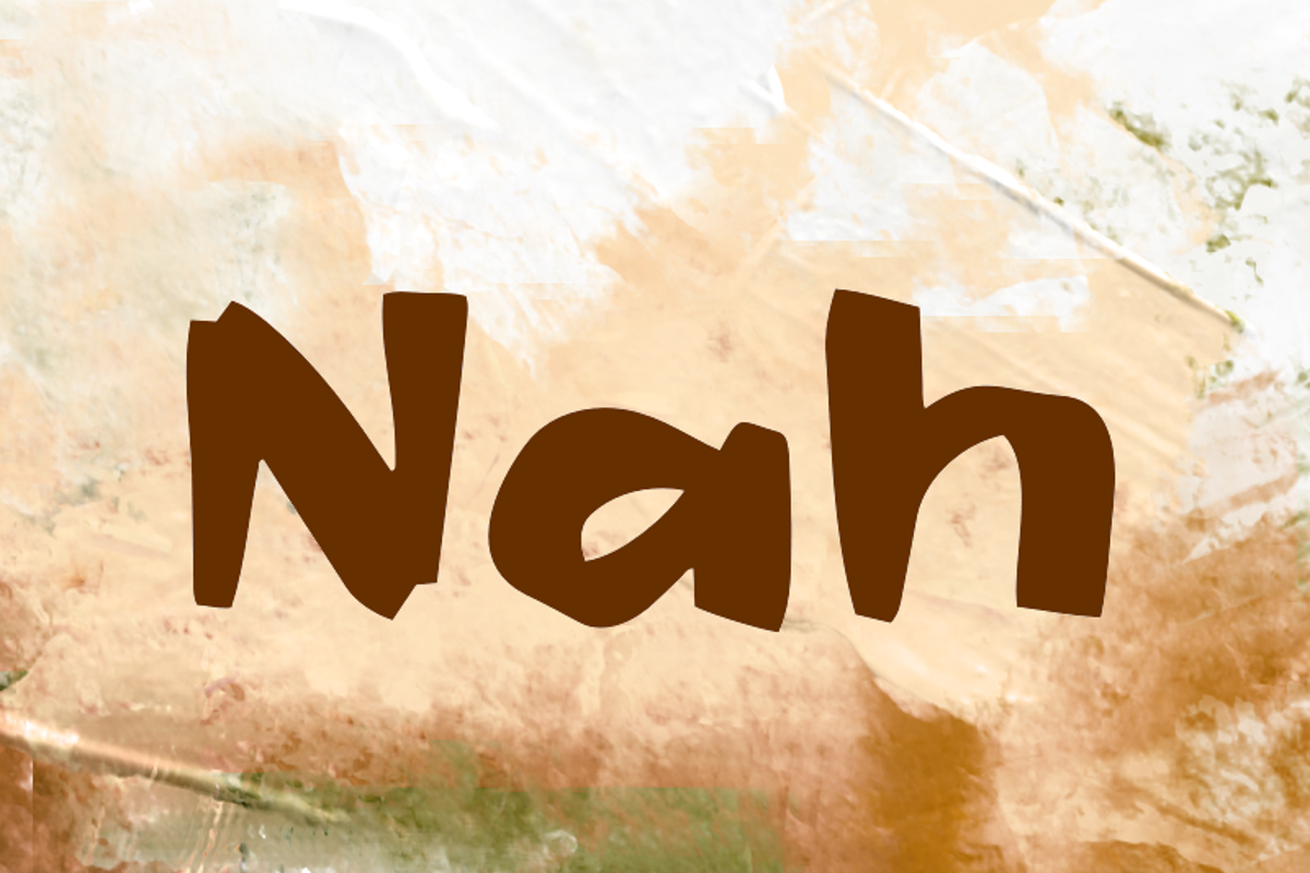 N Nah Font | wepfont | FontSpace