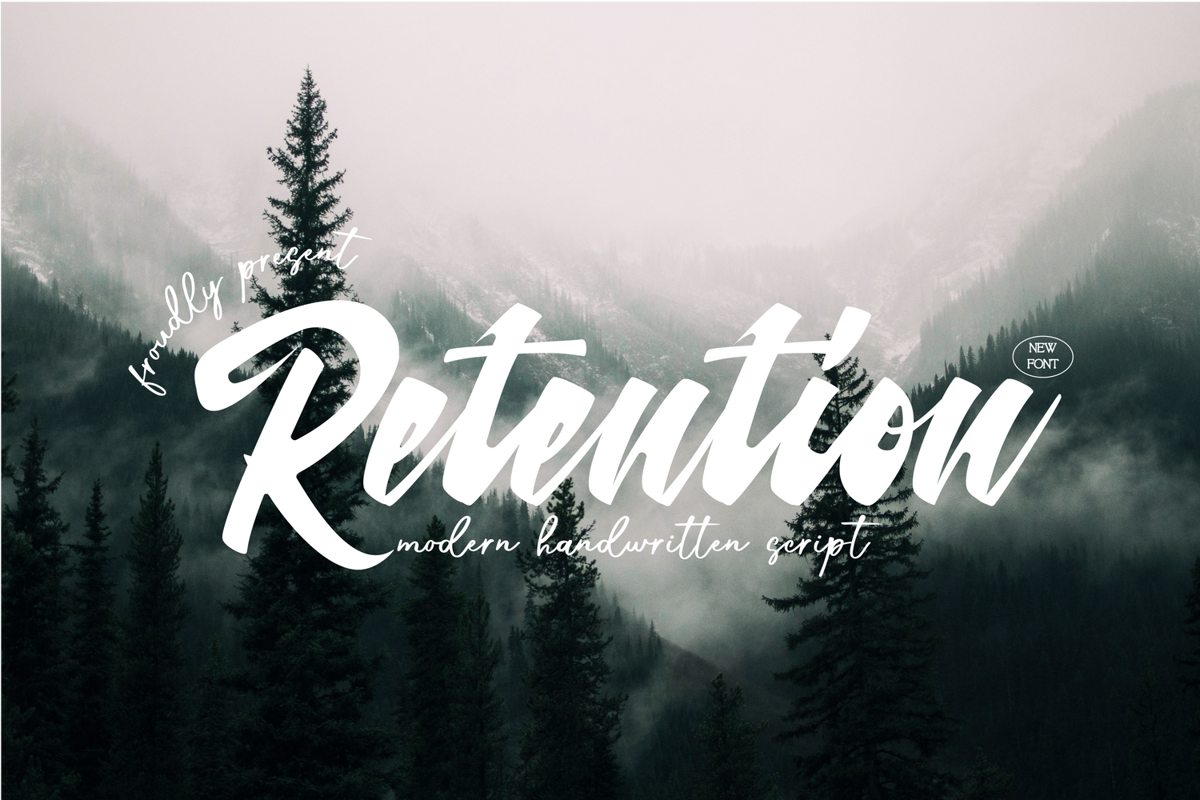 Retention Script Font | 177Studio | FontSpace