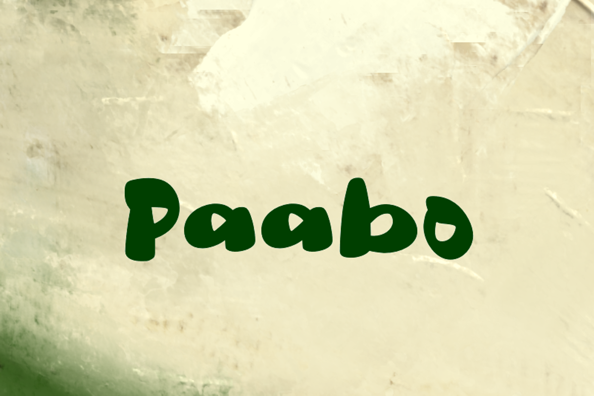Paabo Font | wepfont | FontSpace