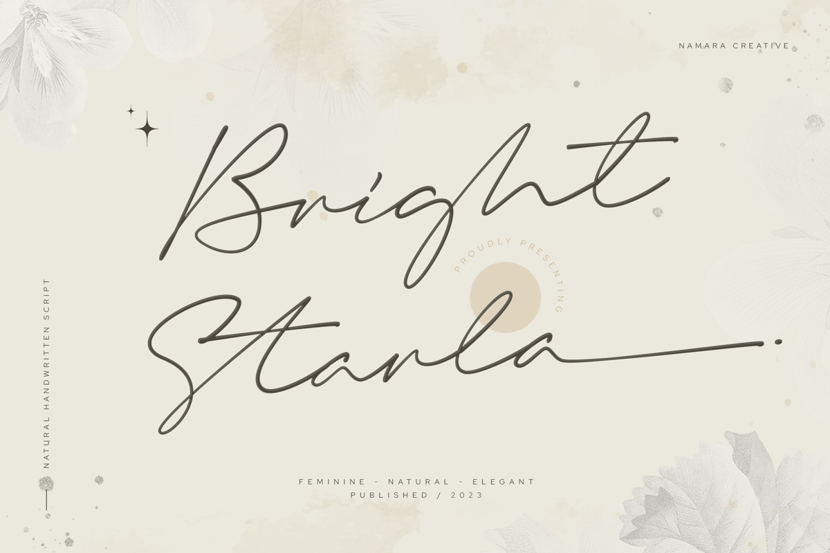 Bright Starla Font - Free Download