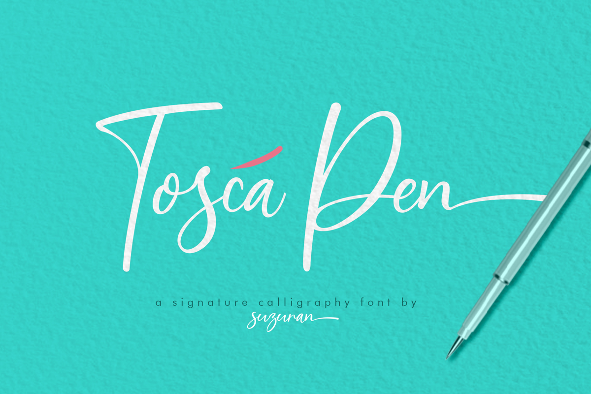 Tosca Pen Font | Suzuran | FontSpace