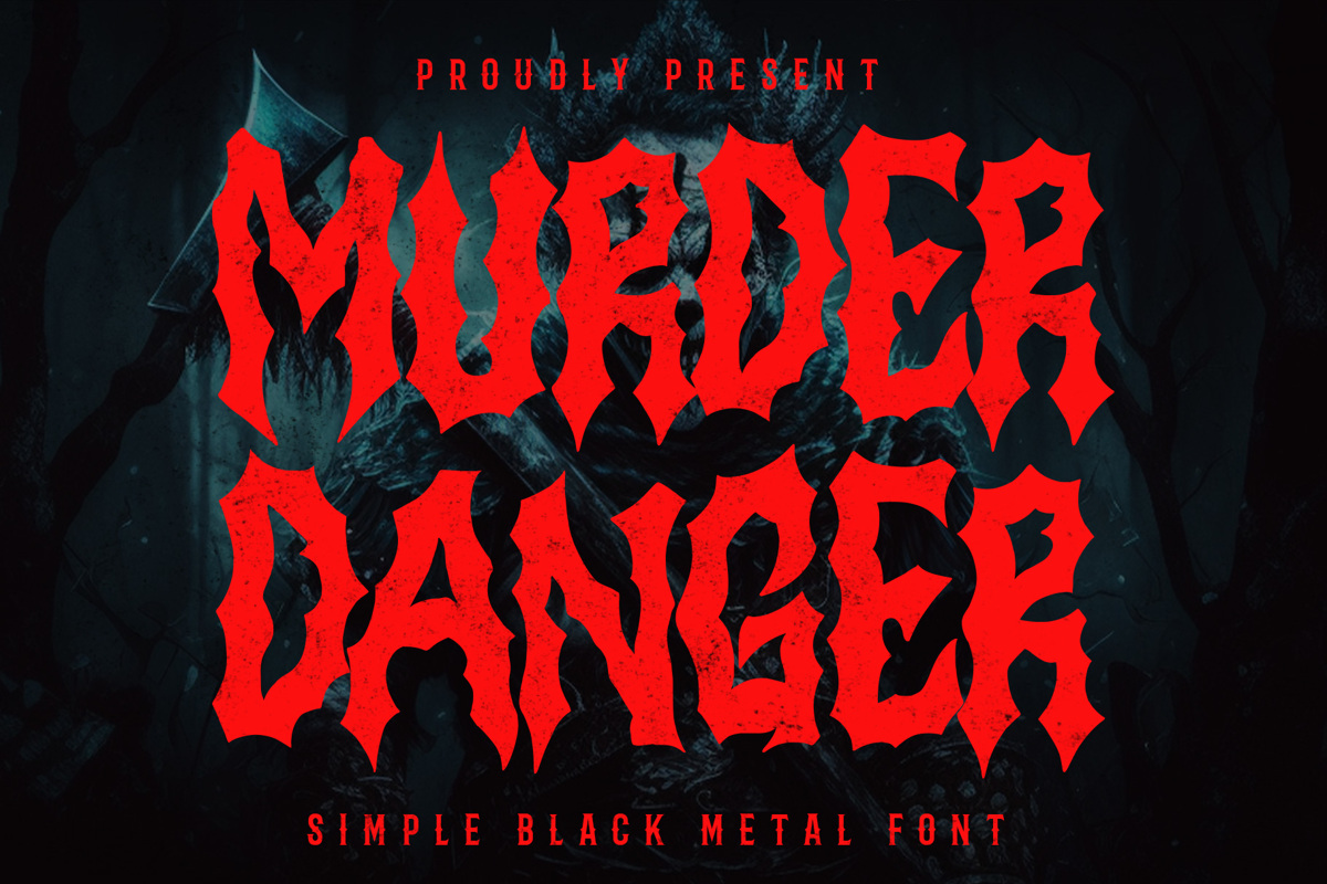 MURDER DANGER Font | Fondaystudio | FontSpace