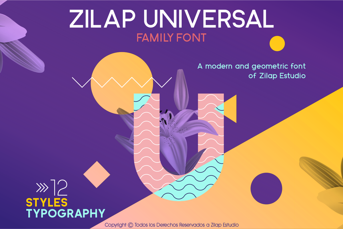 Zilap Universal Font | ZILAP ESTUDIO - ZP | FontSpace