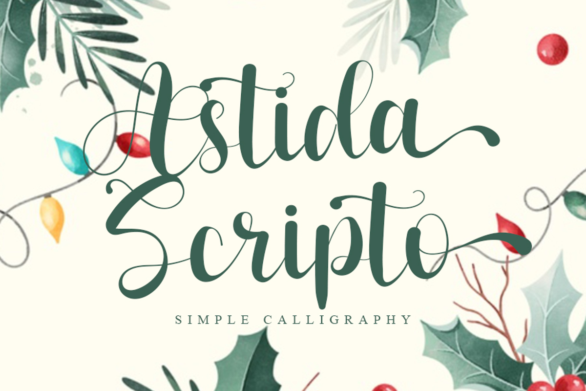 Astida Scripto Font - Free Download