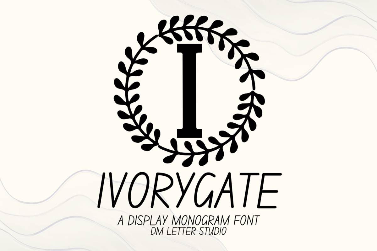 Ivorygate Monogram Font - Free Download