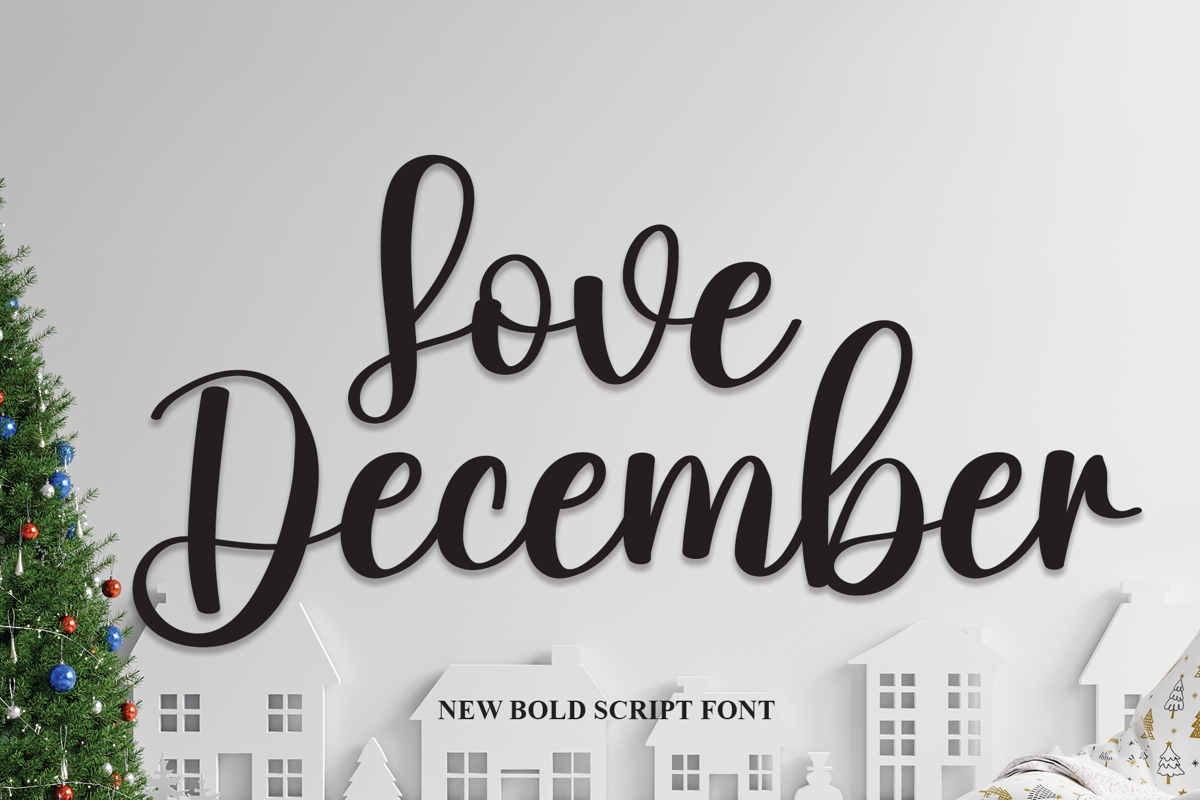 Love December Font | scratchones_creative | FontSpace