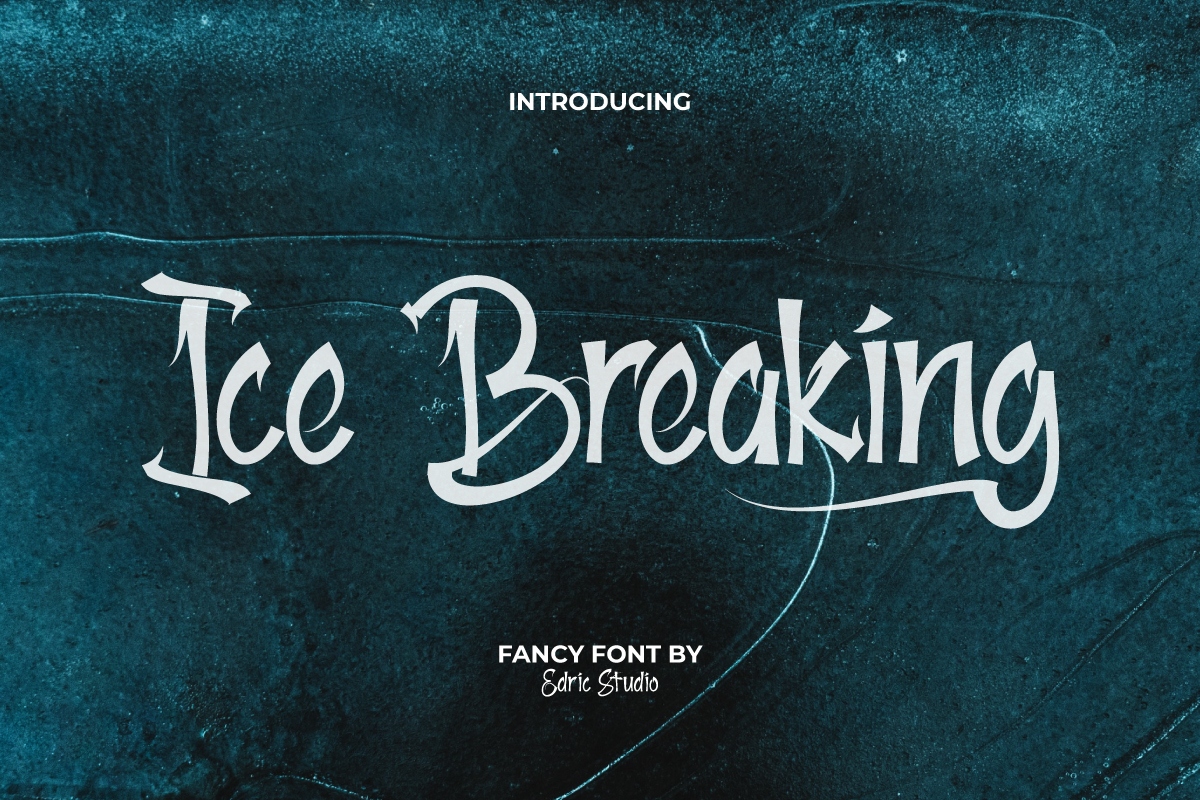 Ice Breaking Font - Free Download