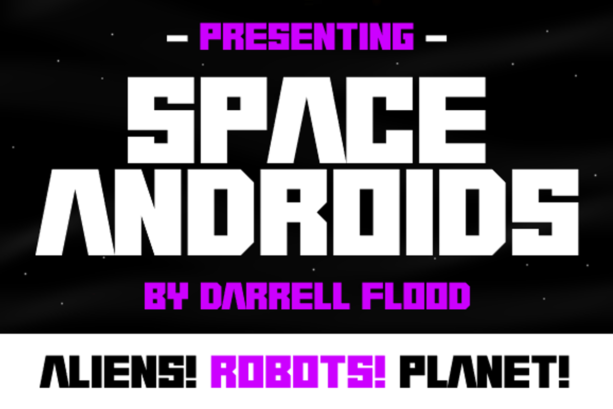 Space Androids Font | HAWTPIXEL - Darrell Flood | FontSpace
