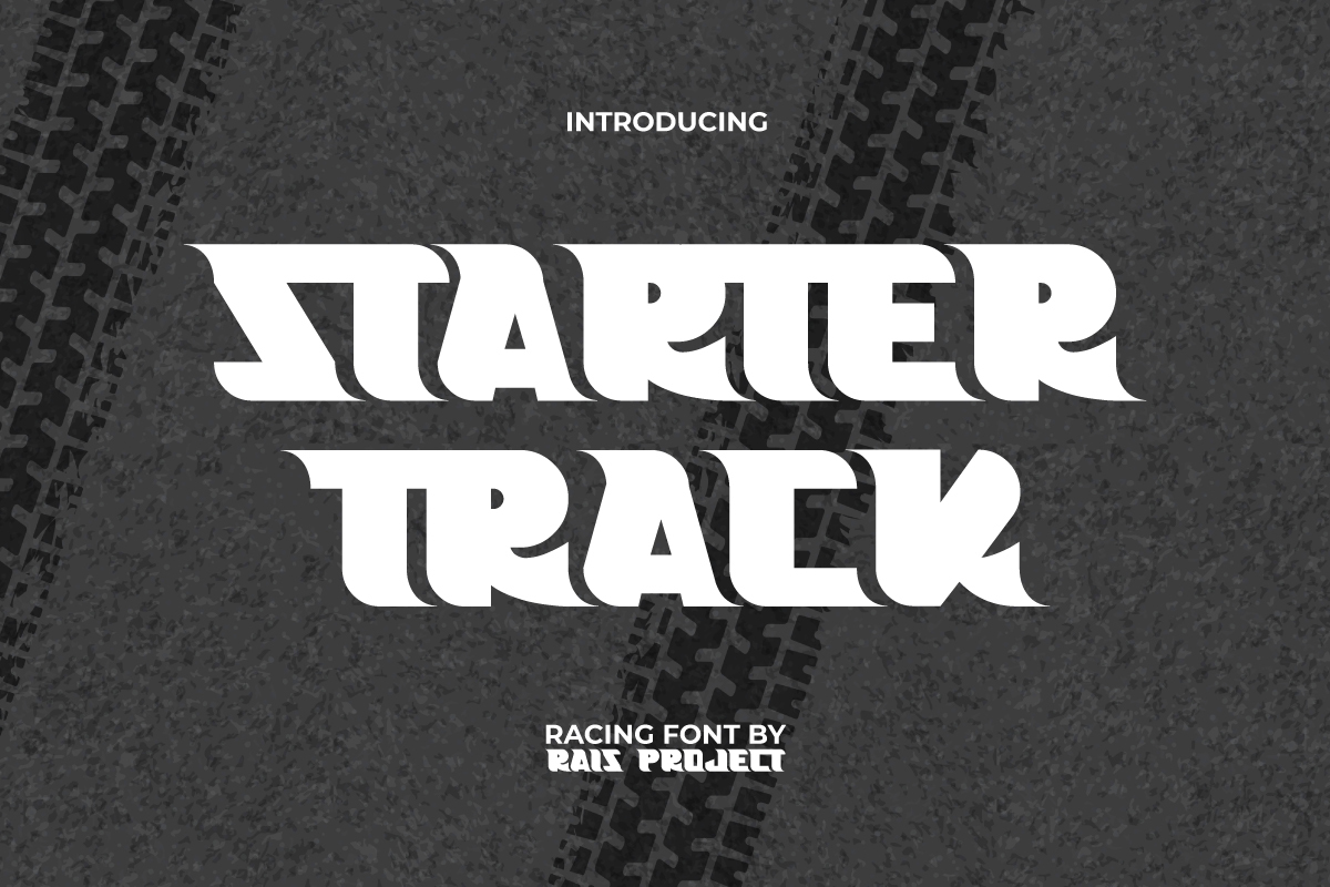 Starter Track Font | RaisProject | FontSpace