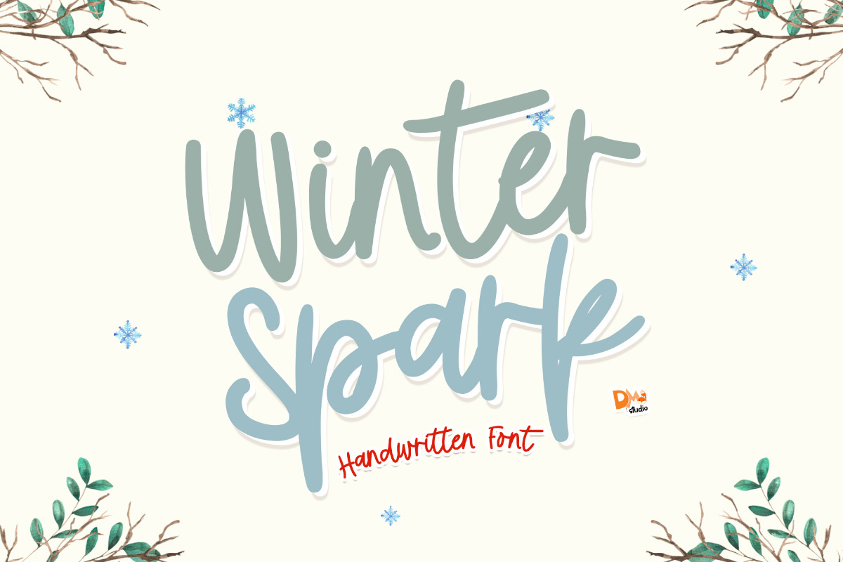 Winter Spark Font | Dmletter studio | FontSpace