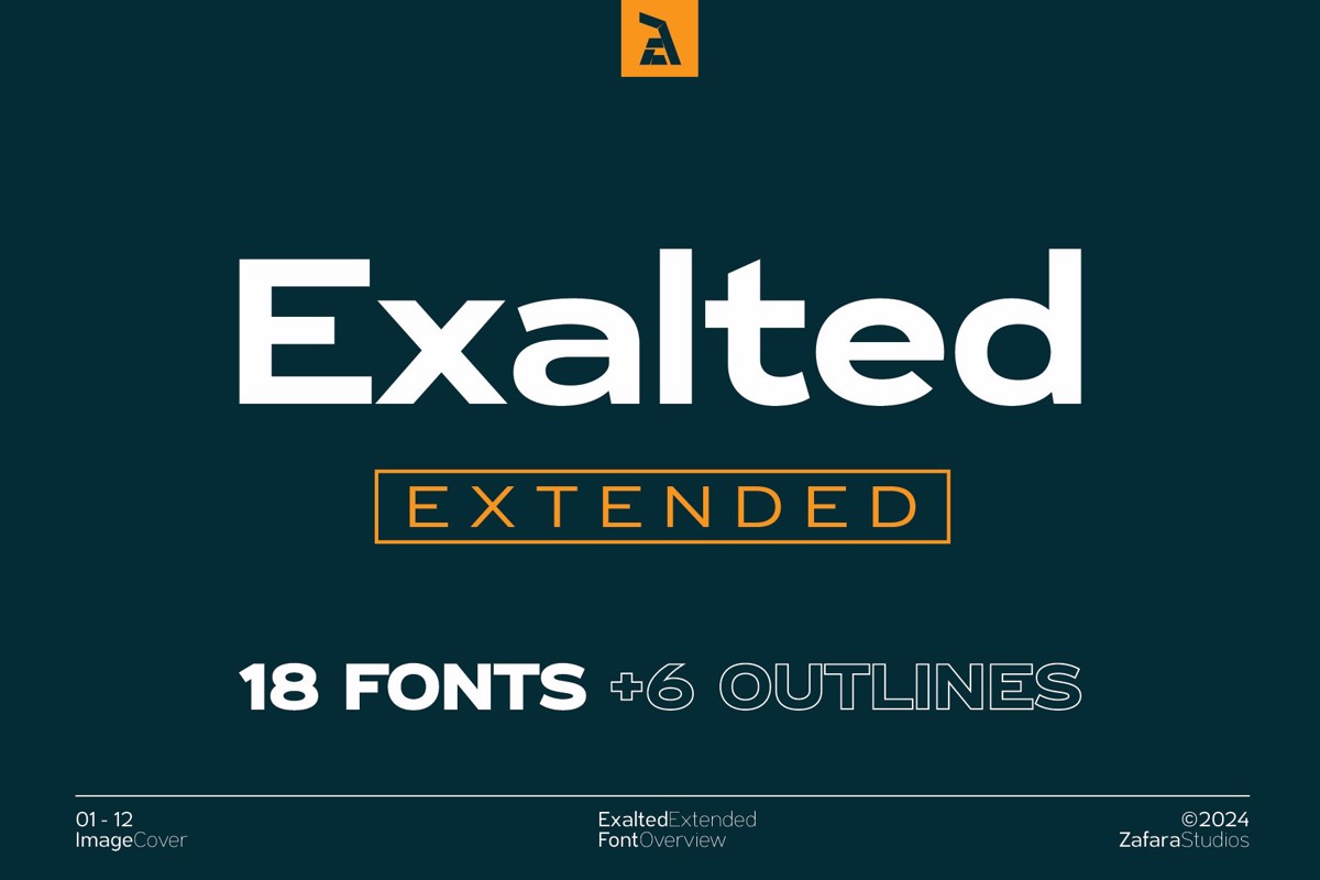 Exalted Extended Font - Free Download