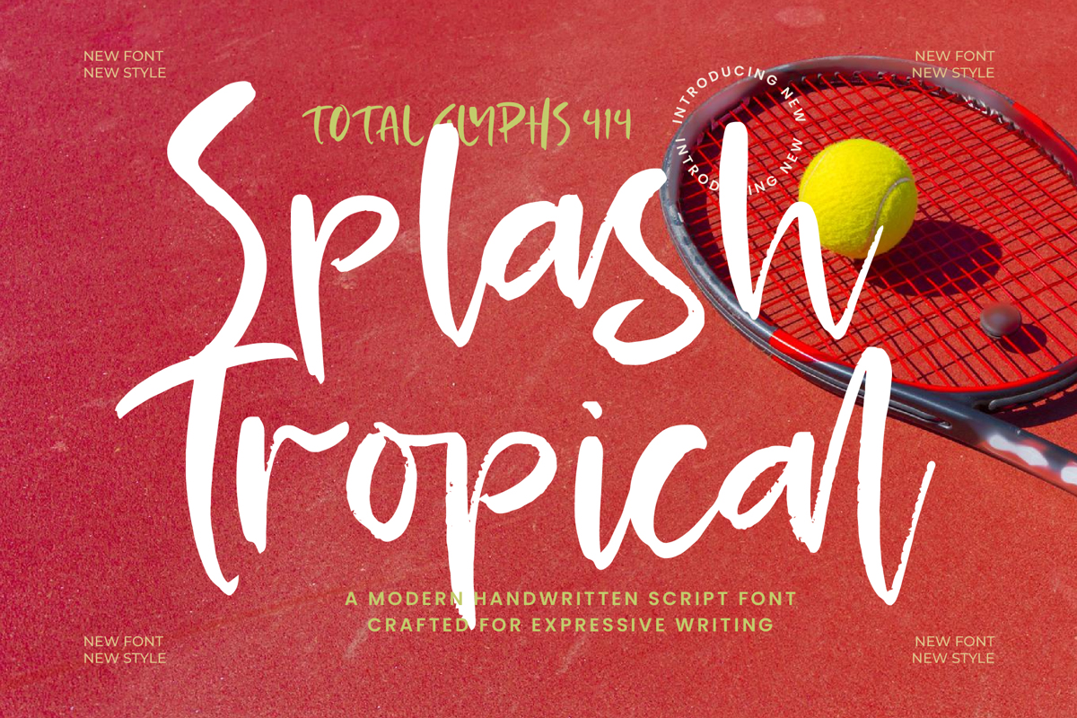 Splash Tropical Font - Free Download