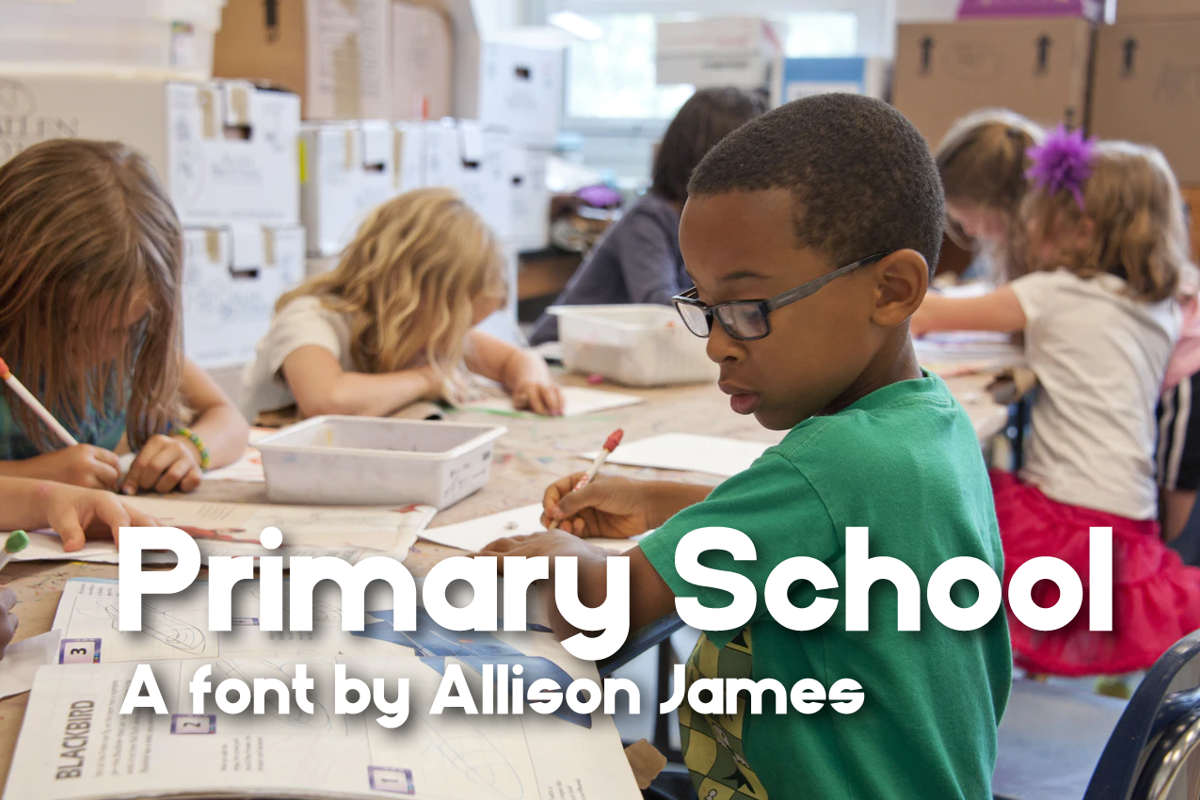 Primary School Font | Chequered Ink | FontSpace