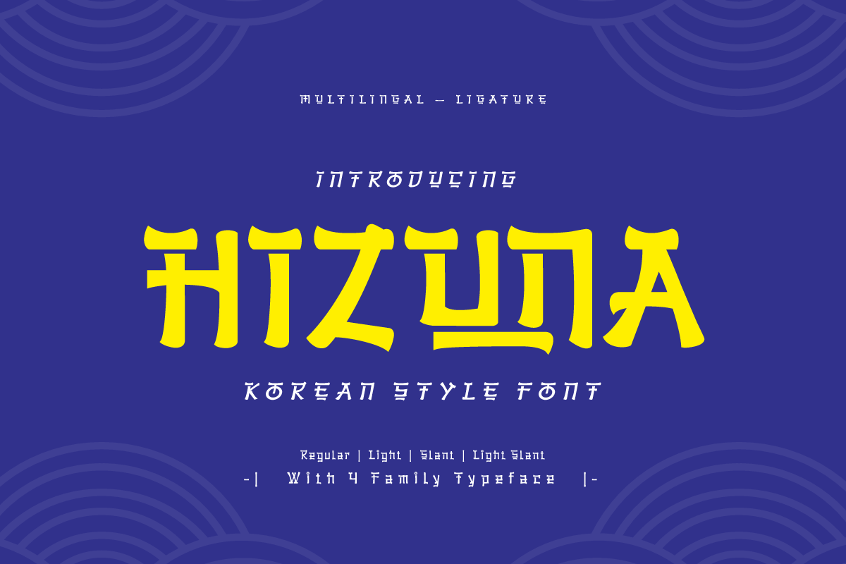 HIZUNA Trial Font | twinletter | FontSpace