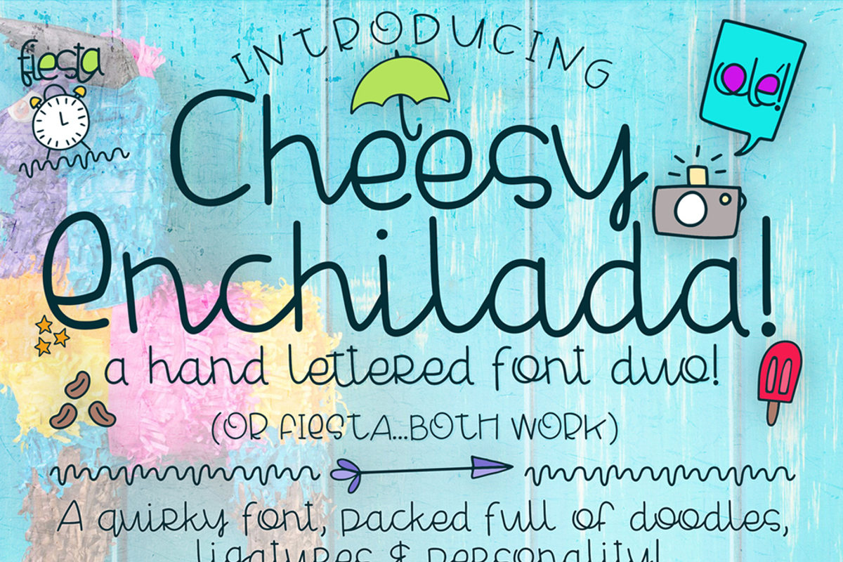 Cheesy Enchilada Doodles Font - Free Download