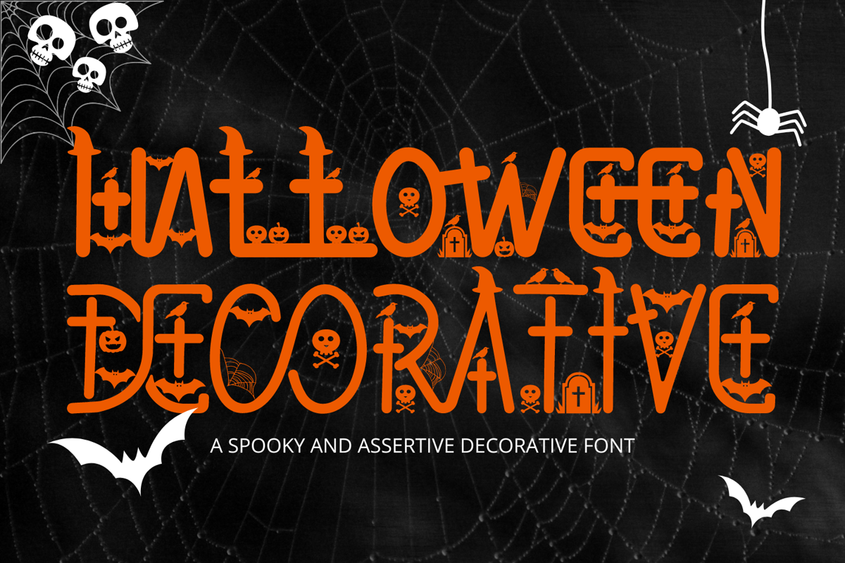 Halloween Decorative Font - Free Download