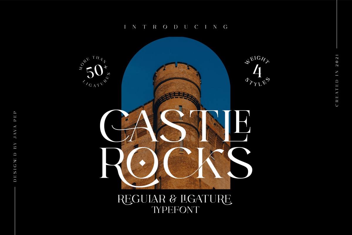 CASTLE ROCKS Font | javapep | FontSpace