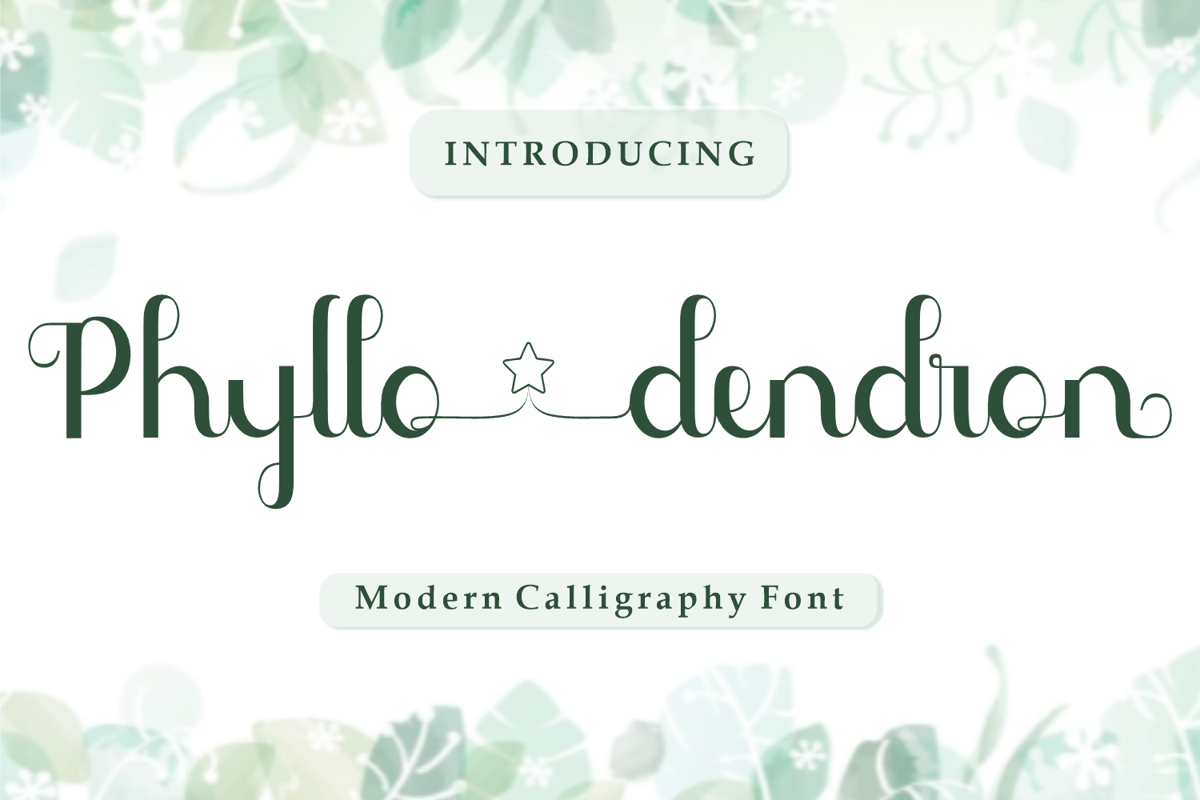 Phyllodendron Font | Nuryantodwi | FontSpace