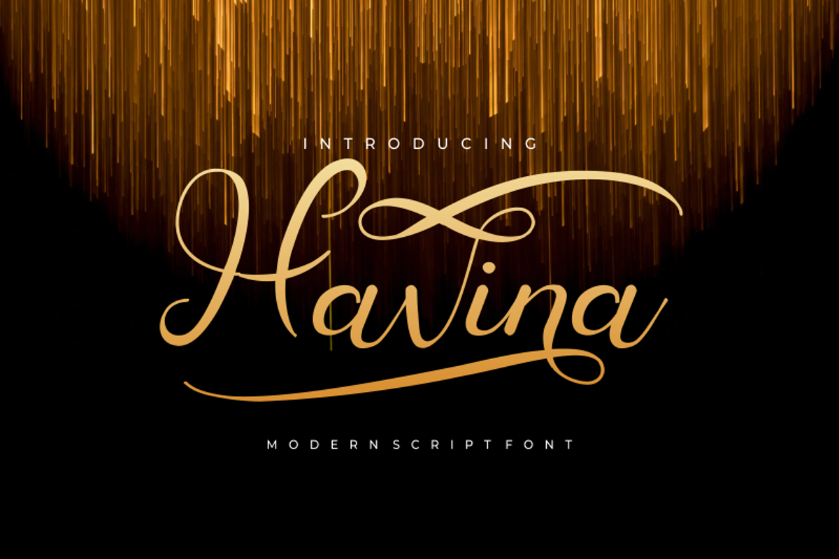 Havina Font | PutraCetol Studio | FontSpace