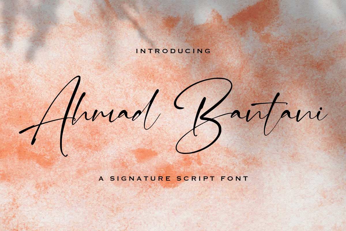 Ahmad Bantani Font | StringLabs | FontSpace