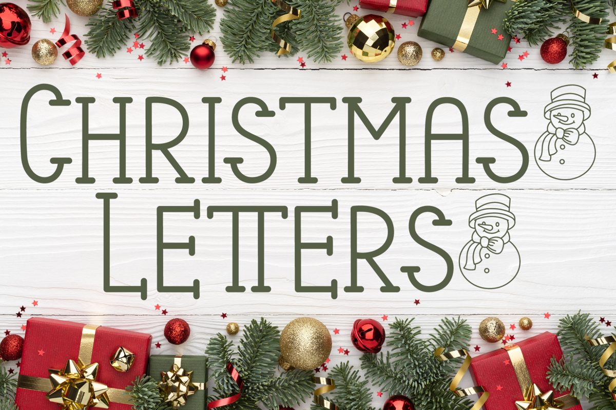 Christmas Letters Font - Free Download