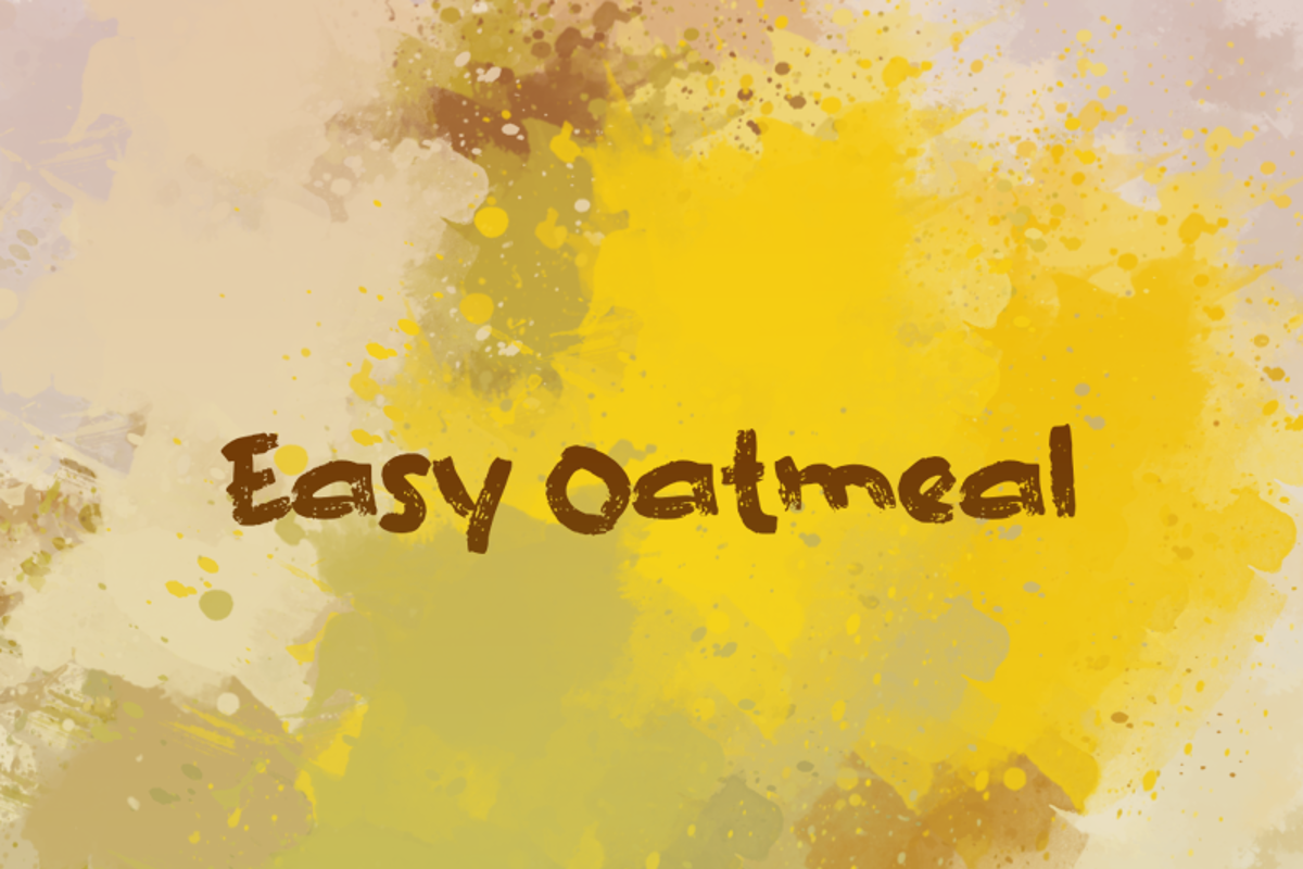 E Easy Oatmeal Font | wepfont | FontSpace