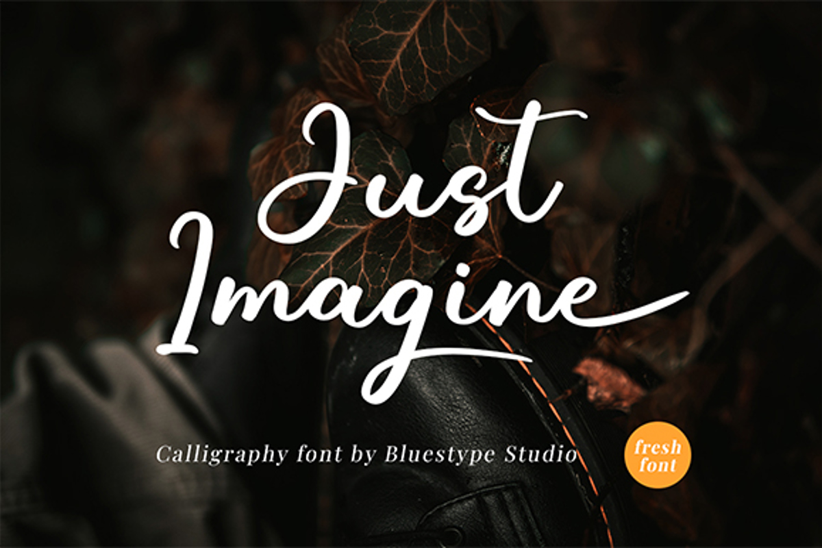 Just Imagine Font | Bluestype Studio | FontSpace
