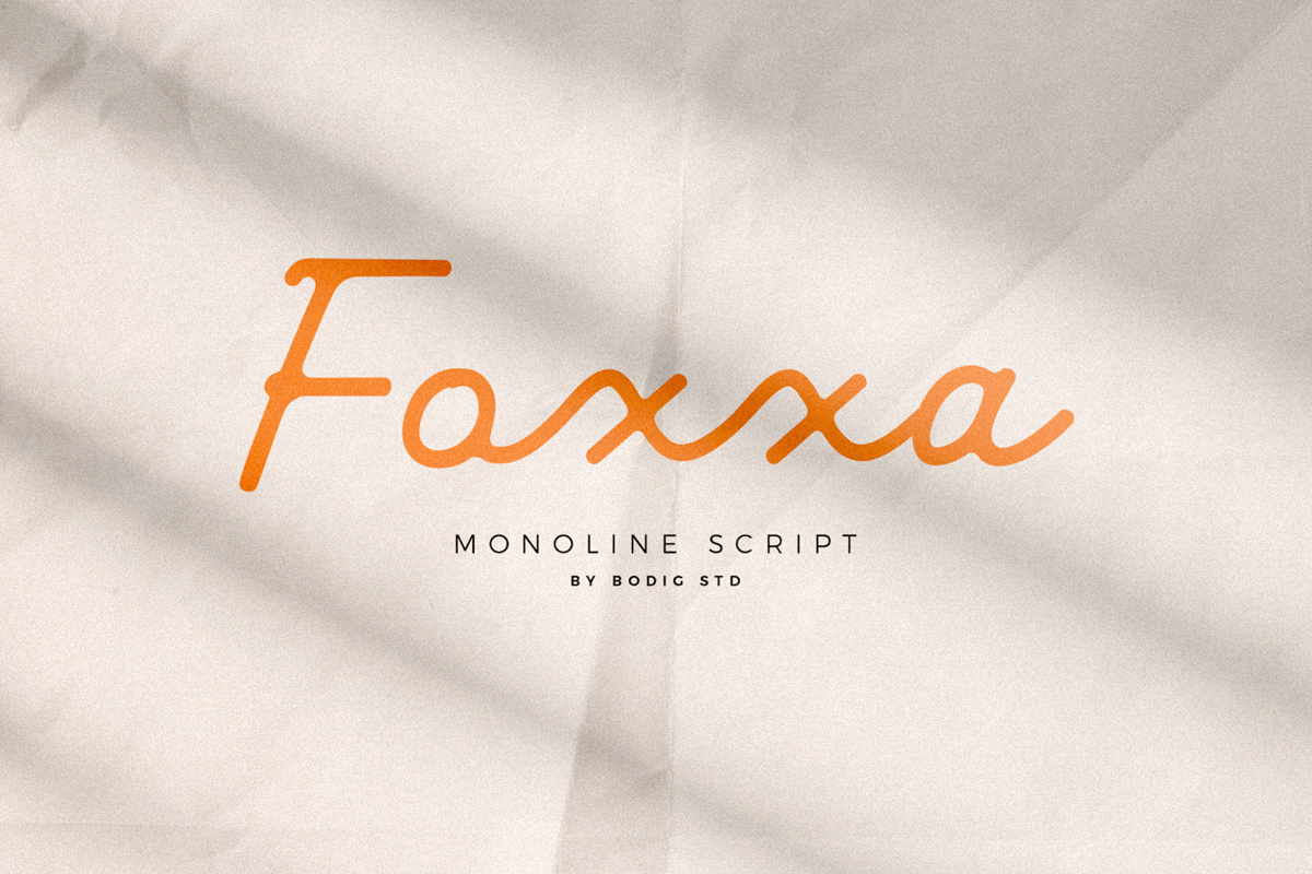 Foxxa Font - Free Download
