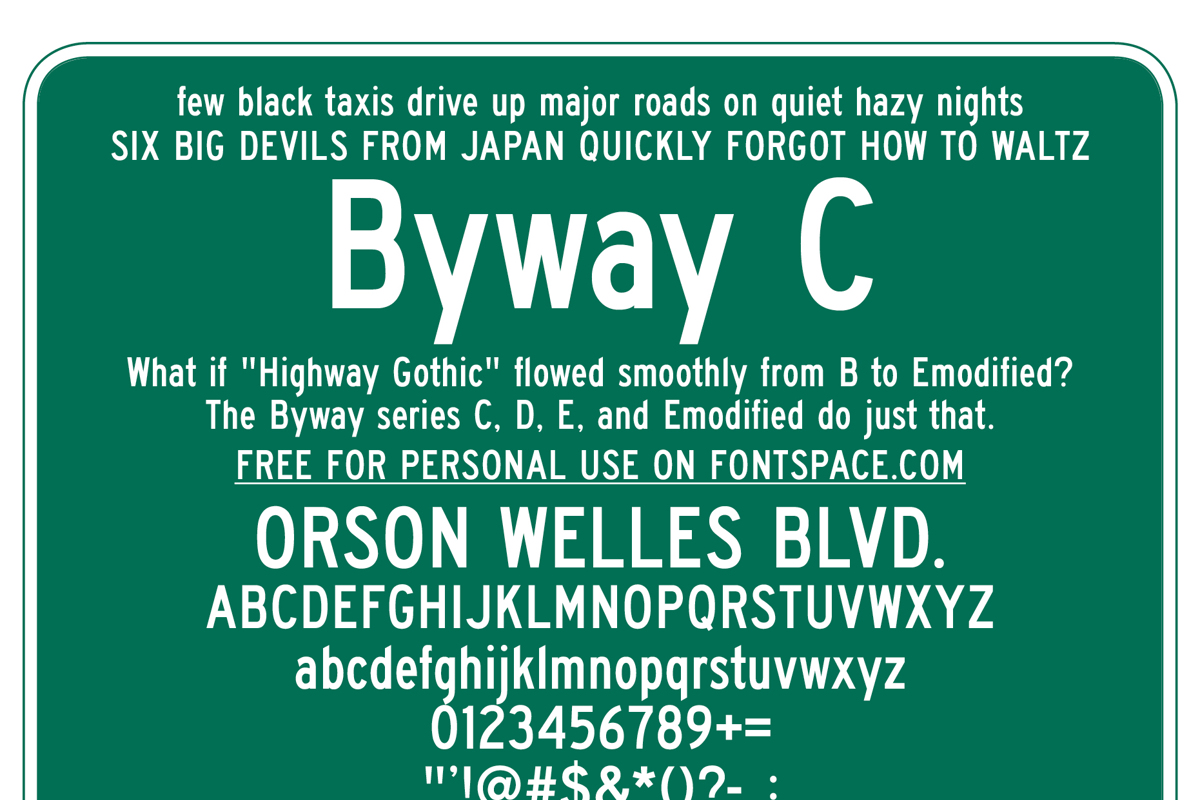 BywayC Font - Free Download