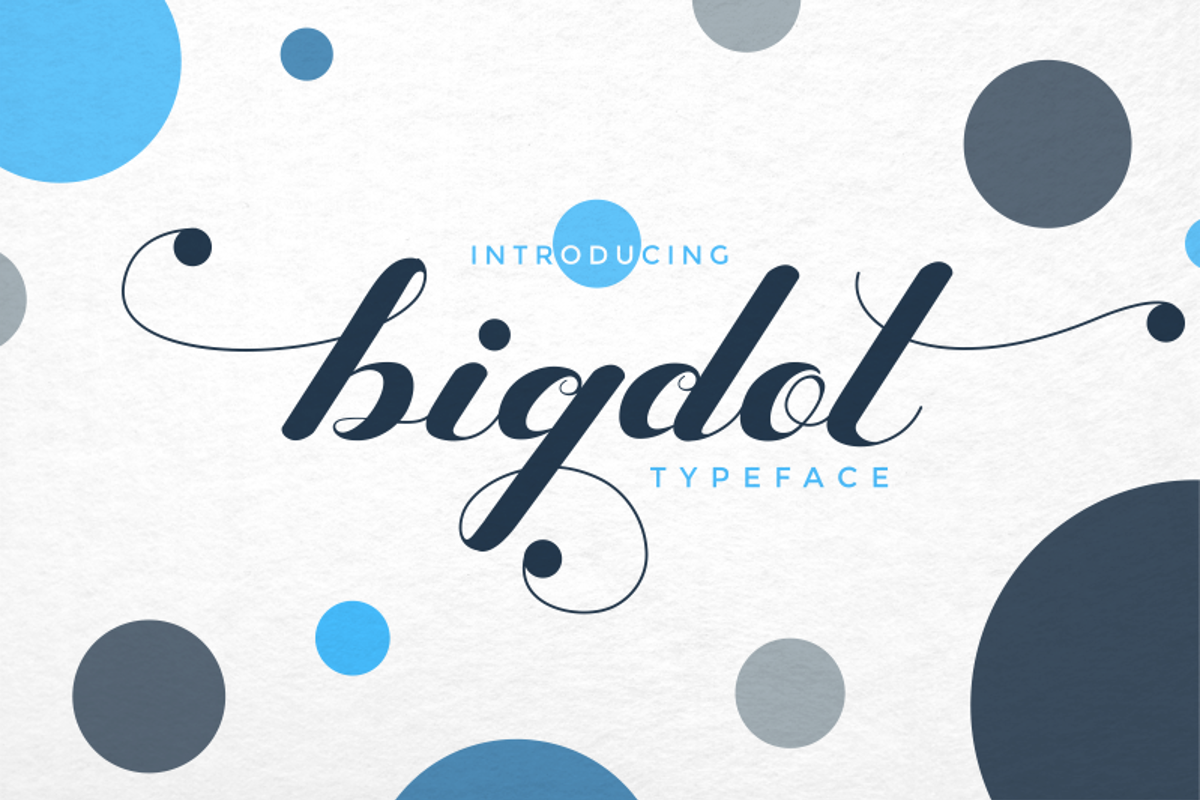 Bigdot Font | PutraCetol Studio | FontSpace