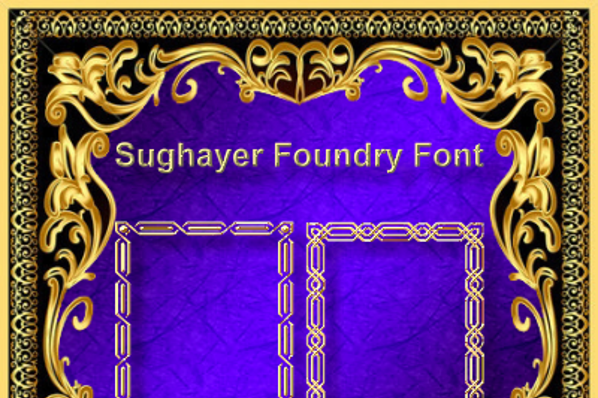 Vintage Frames_23 Font | Sughayer Foundry | FontSpace