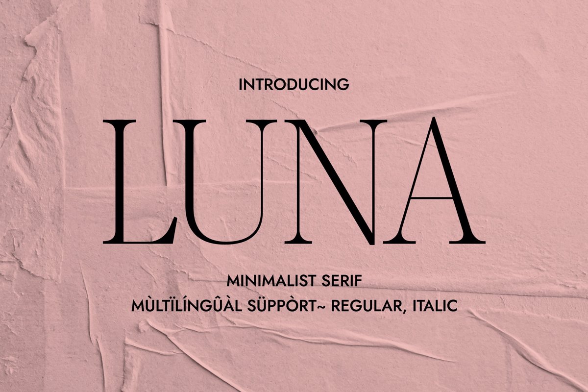 LUNA Font - Free Download