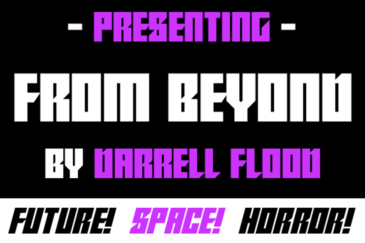 From Beyond Font | HAWTPIXEL - Darrell Flood | FontSpace